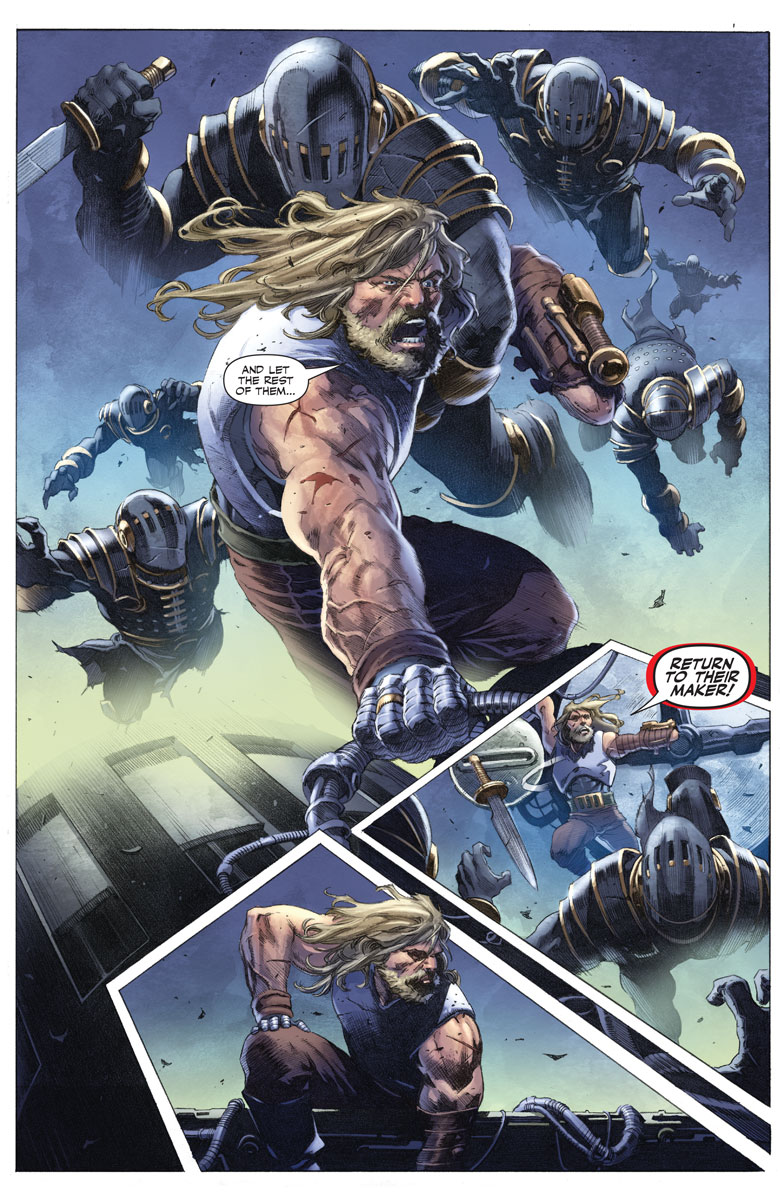Pullbox Reviews: X-O Manowar #3 - Let slip the Dog (Aric) of War! - The ...